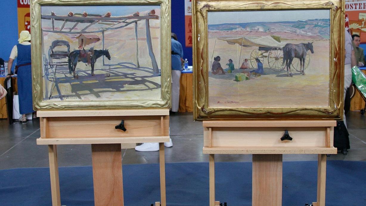 Appraisal: 20th C. Augustus Dunbier Oil Landscapes | Watch on PBS Wisconsin