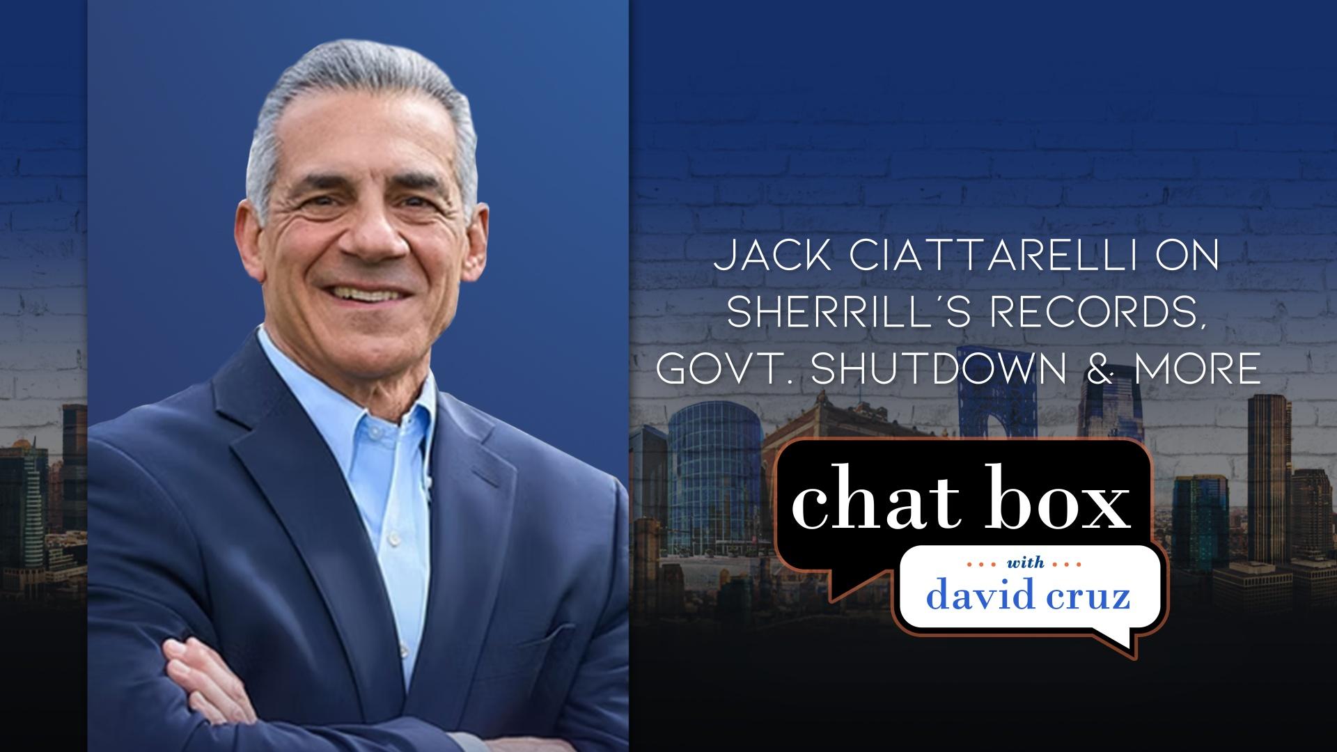 Jack Ciattarelli on Sherrill's Records, Govt. Shutdown & More | Chat ...