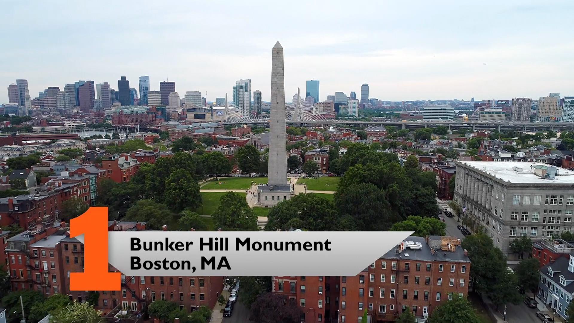 Bunker Hill Monument Aerial