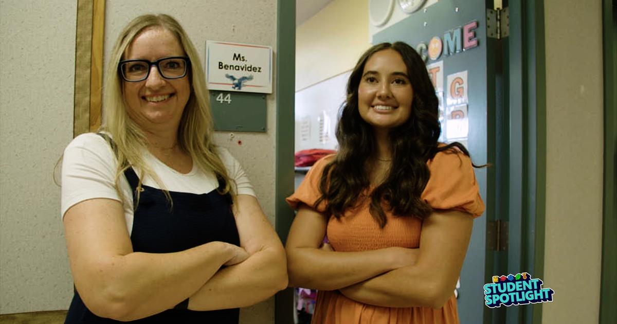 Student Spotlight | New CCSD teacher teaches at the school she once ...