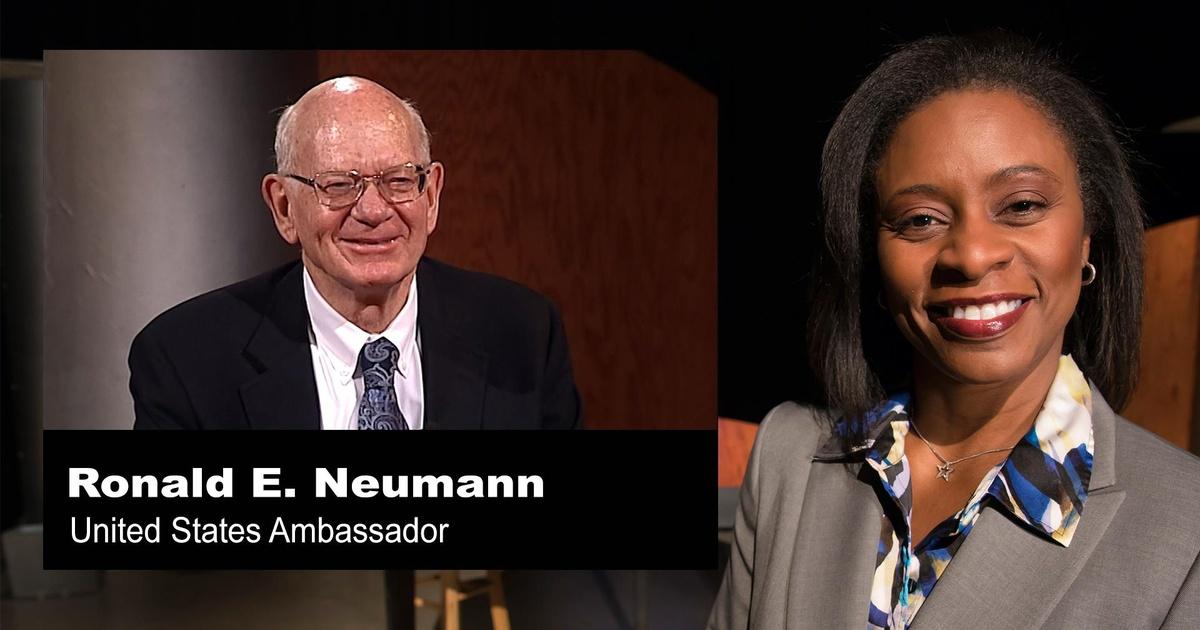 Consider This with Yvonne Greer | S03 E01: Ambassador Ronald E. Neumann ...