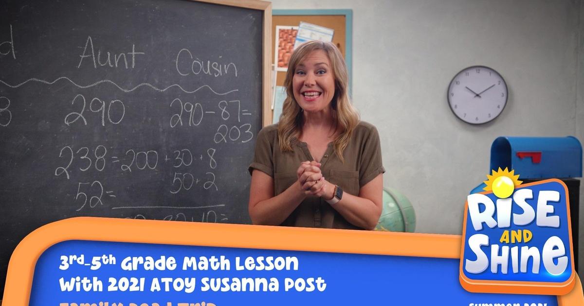 Rise and Shine | Math Susanna Post Family Road Trip | Season 2021 | PBS