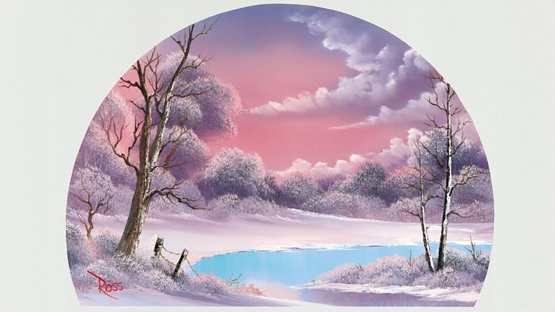 Winter Lace | The Best of the Joy of Painting with Bob Ross | THIRTEEN ...