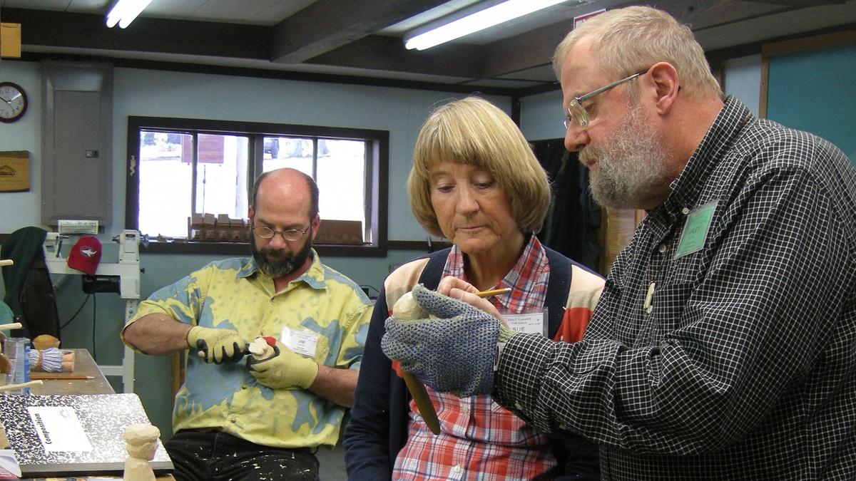 Wood figure carver Harley Refsal | Craft in America | THIRTEEN - New ...