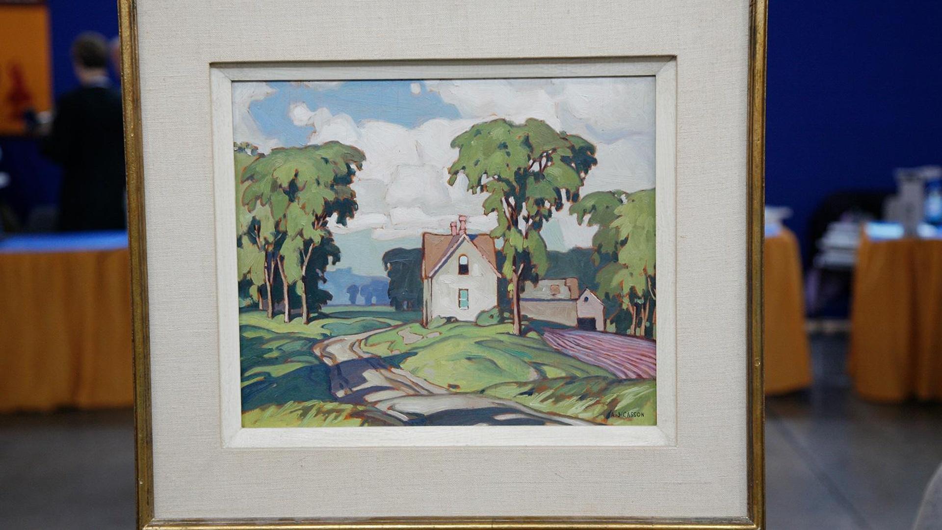Appraisal: Alfred Joseph Casson Landscape Oil, ca. 1935 | Antiques ...