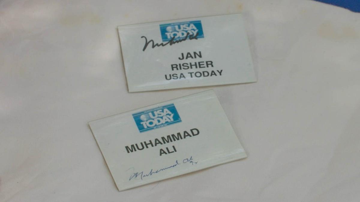 Appraisal: 1995 Muhammad Ali-signed Tablecloth | Antiques Roadshow ...