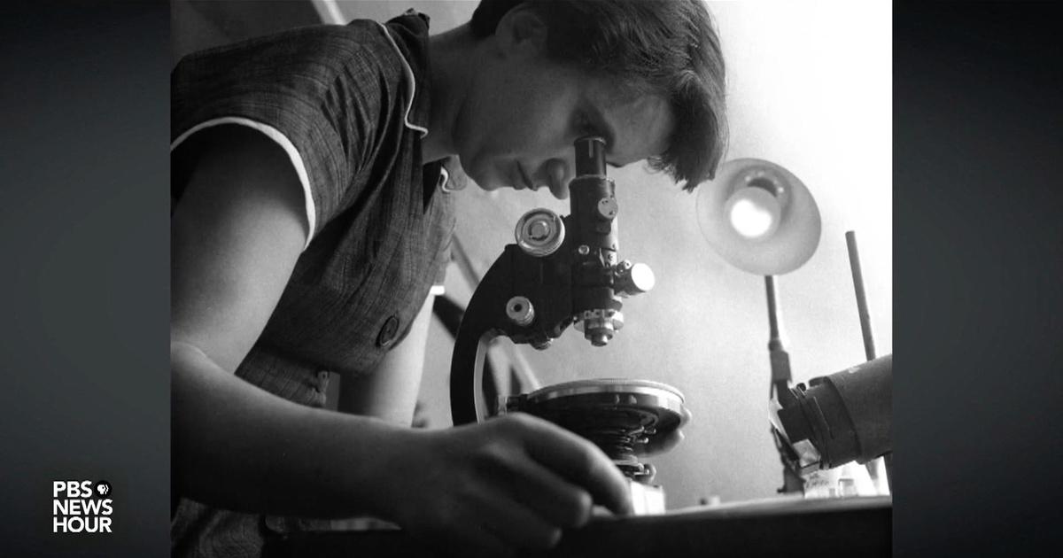 PBS News Hour | Watson, Crick's DNA find based on Rosalind Franklin's ...