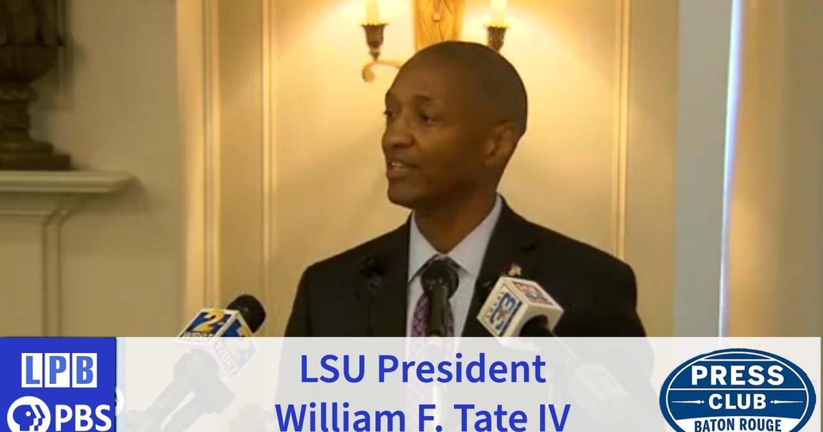 Press Club | William F. Tate IV | LSU President | 03/07/2022 | Season ...