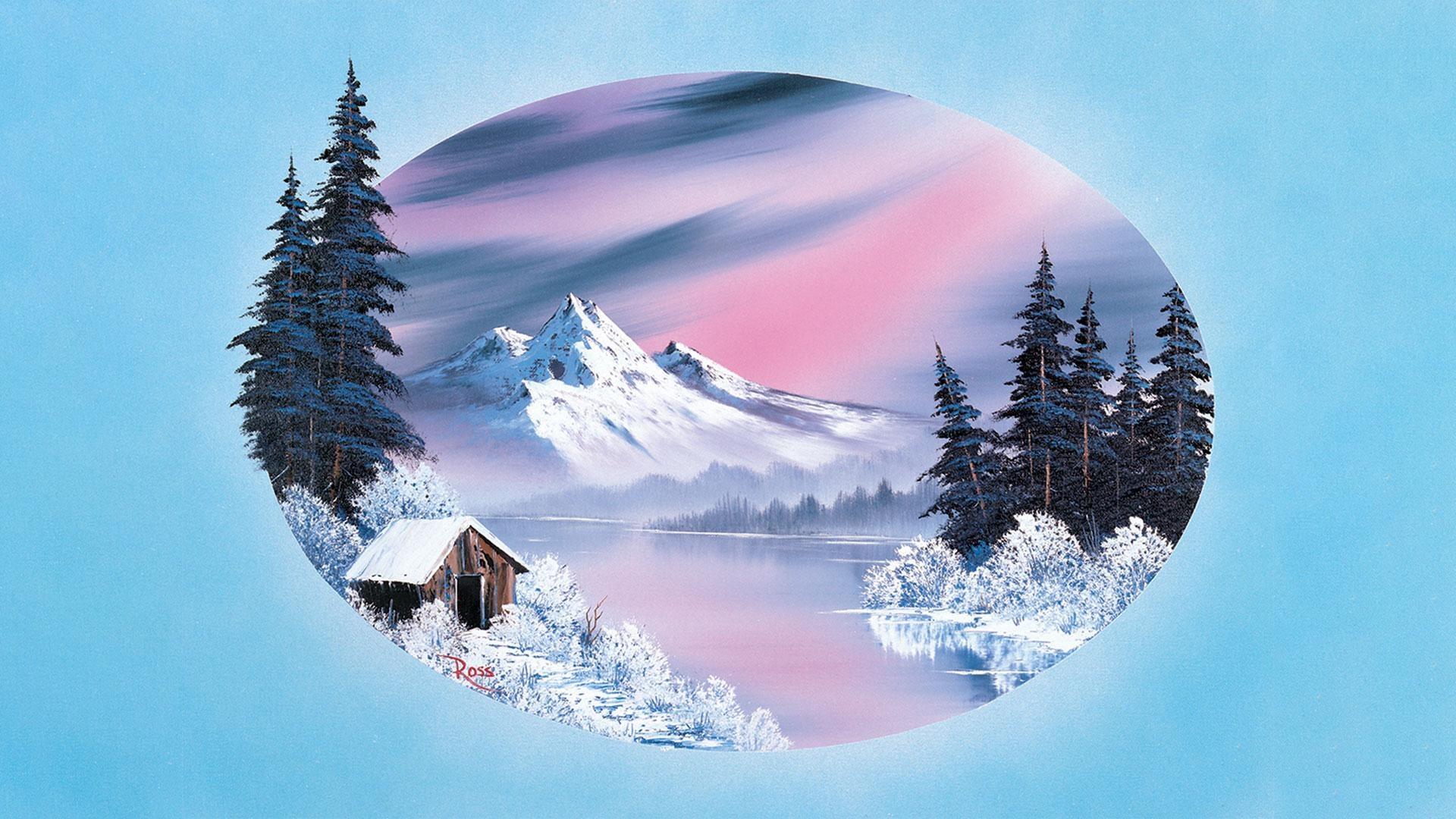 Winter Oval | The Best of the Joy of Painting with Bob Ross | THIRTEEN ...