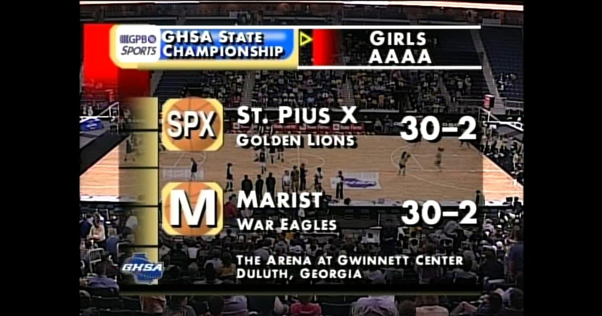 GPB Sports: Basketball | GHSA 4A Girls Final: St. Pius vs. Marist ...