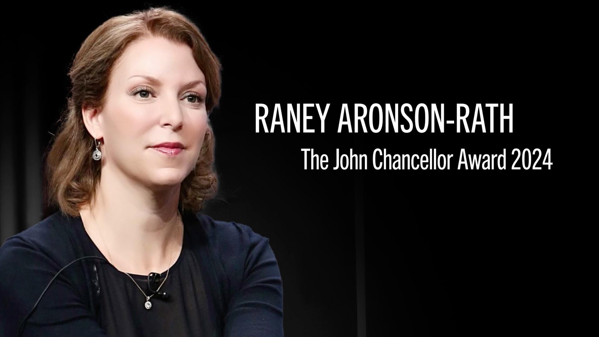 Raney Aronson John Chancellor Reel | FRONTLINE | THIRTEEN - New York ...
