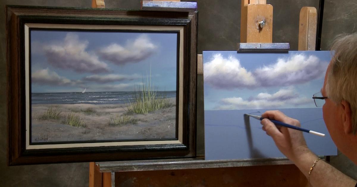 Painting with Wilson Bickford | Wilson Bickford "Ocean Afternoon" Part ...
