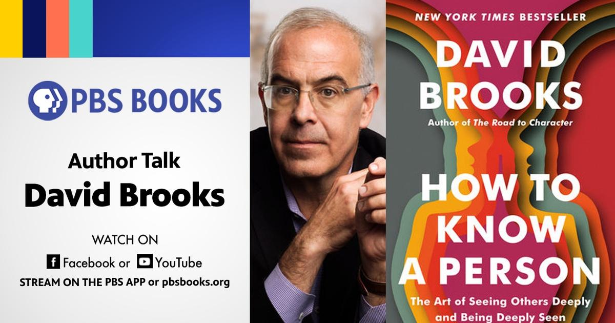 PBS Books | Author Talk | David Brooks | Season 2024 | Episode 38 | PBS