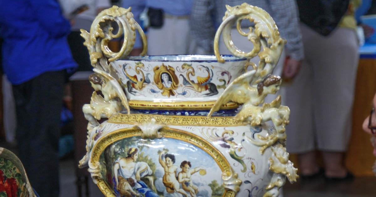 Antiques Roadshow | Appraisal: Italian Faience Centerpiece, ca. 1880 ...