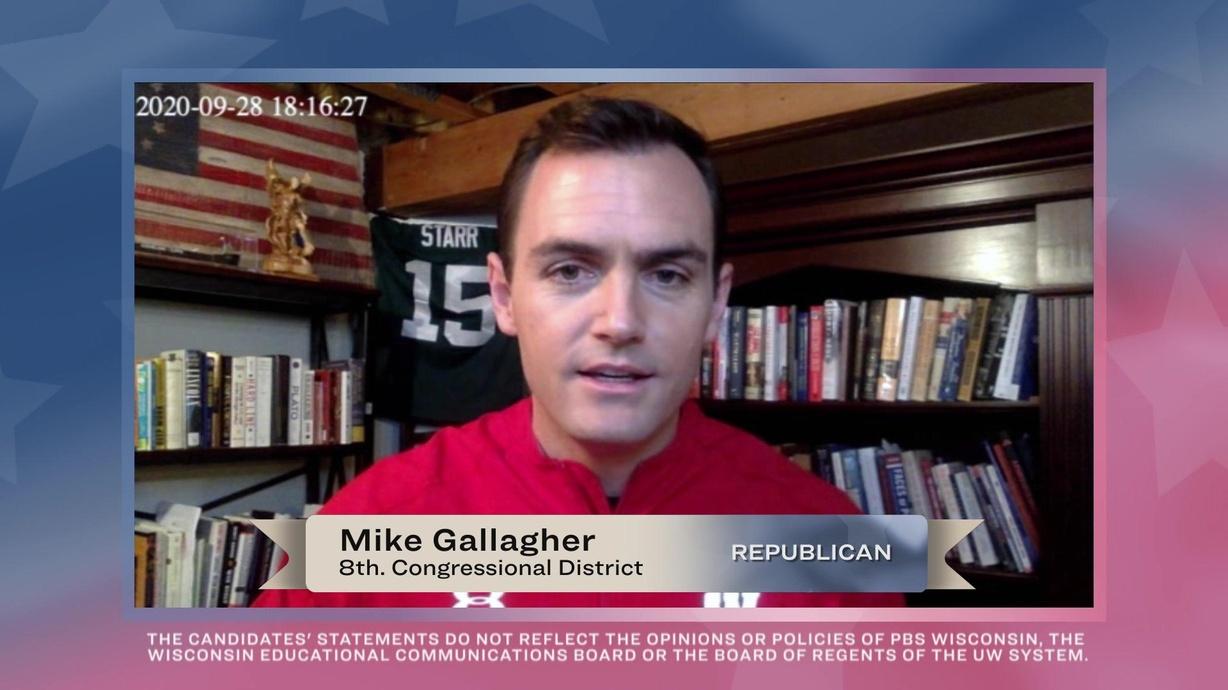 Candidate Statement: Mike Gallagher (R) - 8th Cong. District | Watch on ...