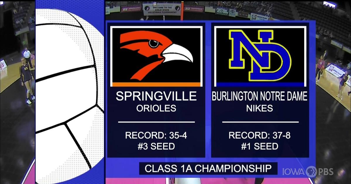 Iowa PBS Presents | (1A) 2021 IGHSAU Girls State Volleyball ...