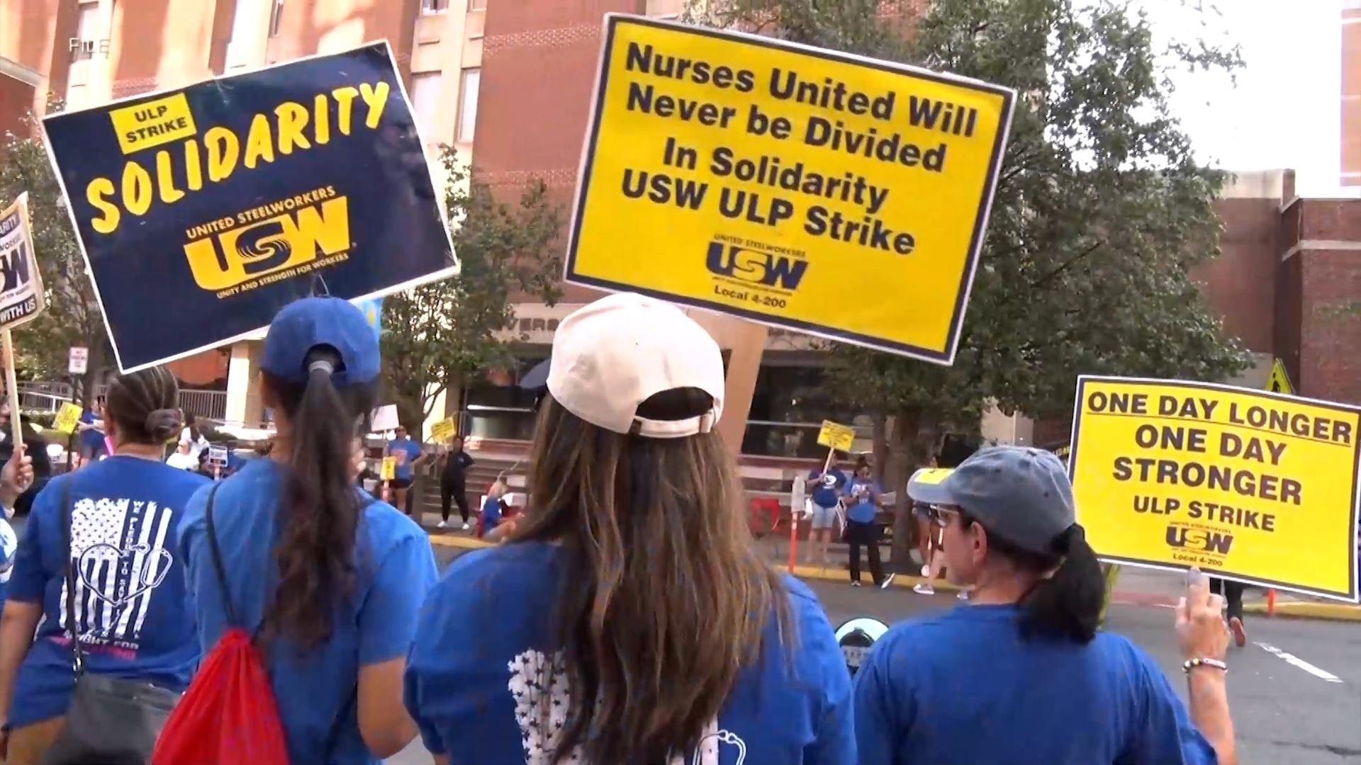 Union, hospital reps meet on Day 77 of RWJ nurses’ strike | NJ ...