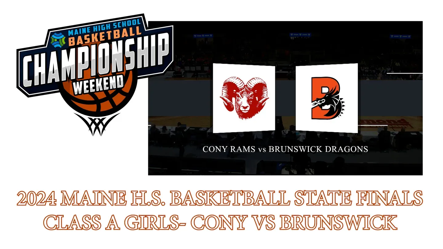 Maine High School Basketball Tournament | Cony Rams vs. Brunswick ...