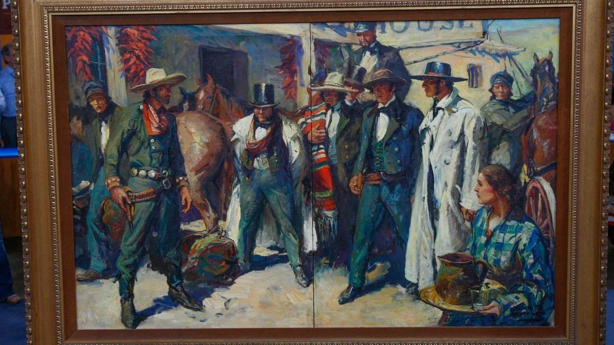 Appraisal: William H. D. Koerner Oil Illustration, ca. 1935 | Antiques ...