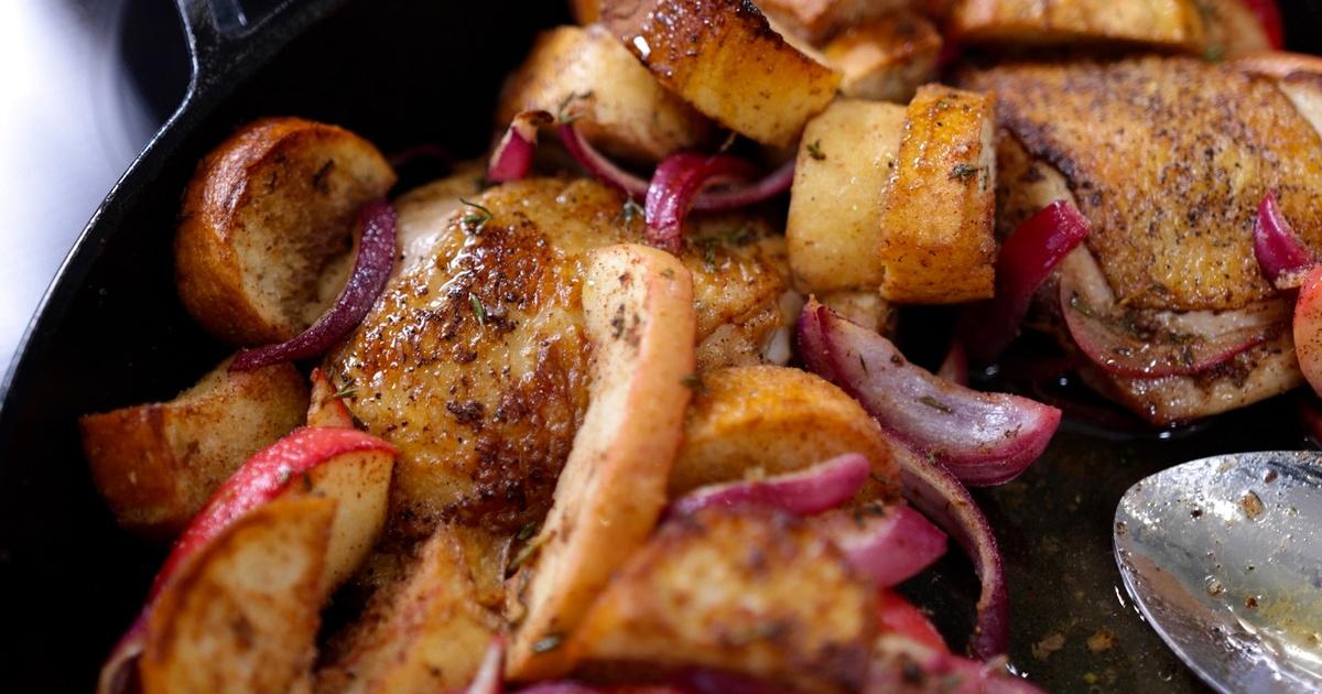 The Key Ingredient | One Pan Chicken & Apples | Kitchen Recipe | Season ...