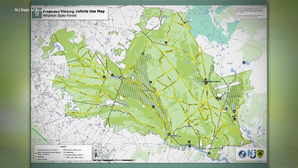 New map would limit vehicles in Wharton State Forest | NJ Spotlight ...