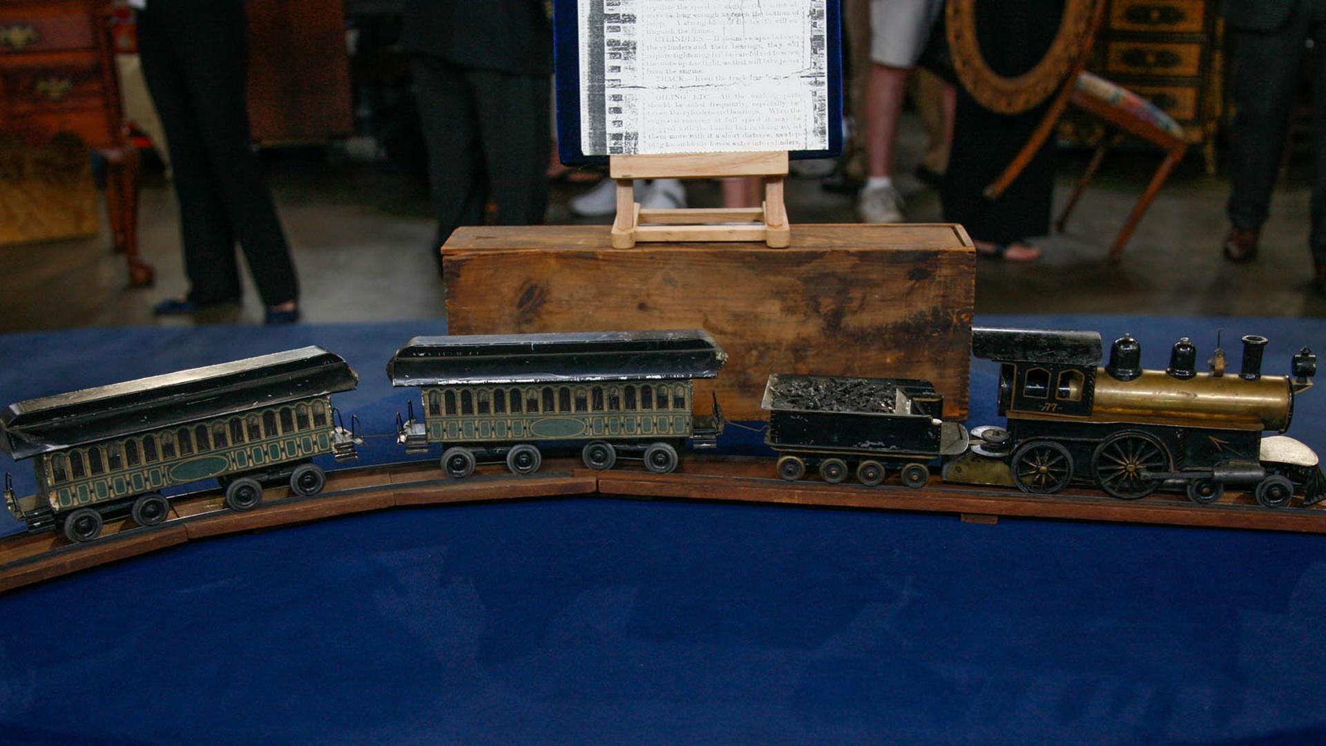 Appraisal: Beggs Steam Train Set, ca. 1885 | Antiques Roadshow | ALL ARTS