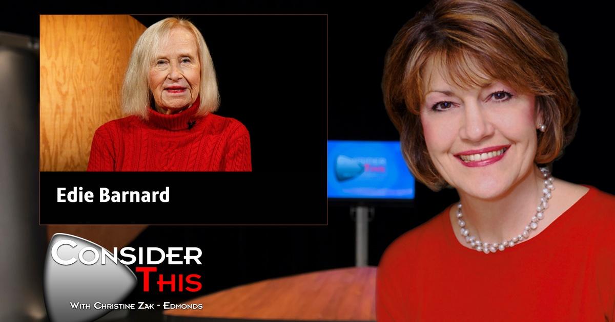 Consider This with Christine Zak Edmonds | S03 E28: Edie Barnard ...