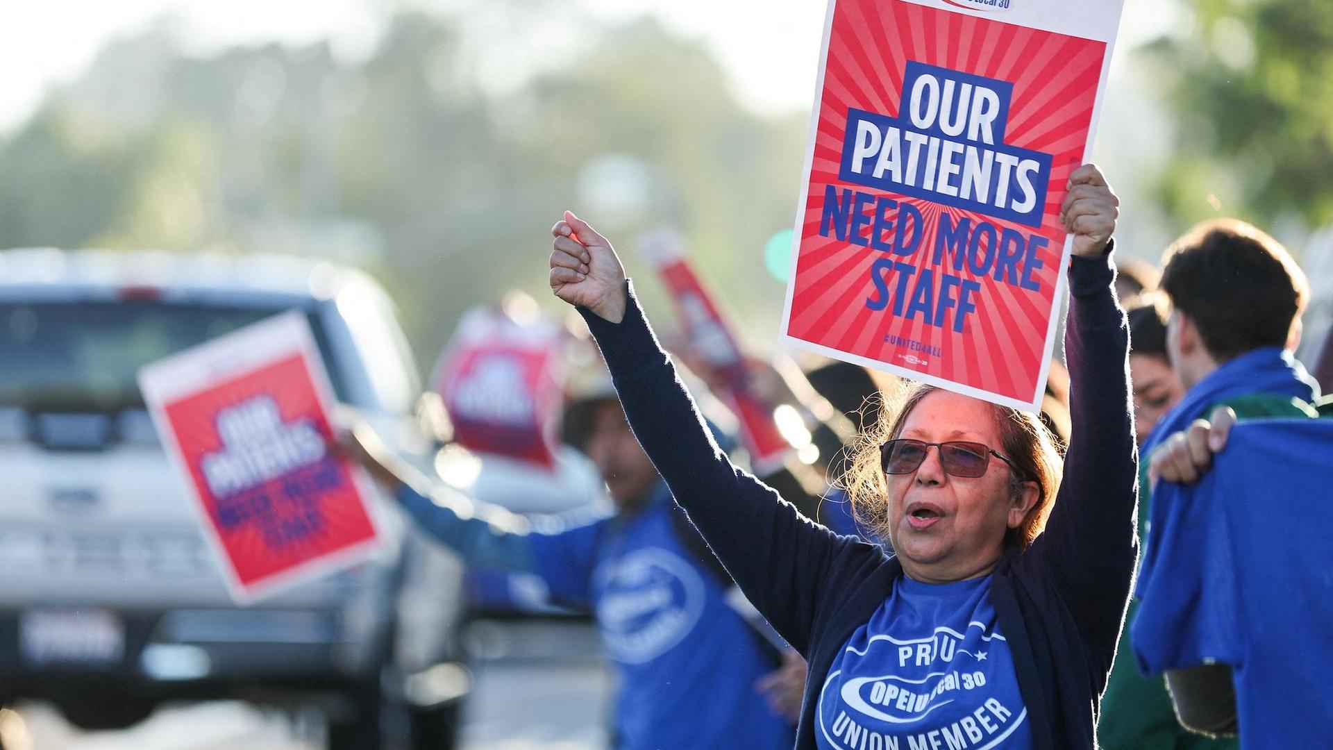ONLargest healthcare worker strike in U.S. history underway | PBS News ...