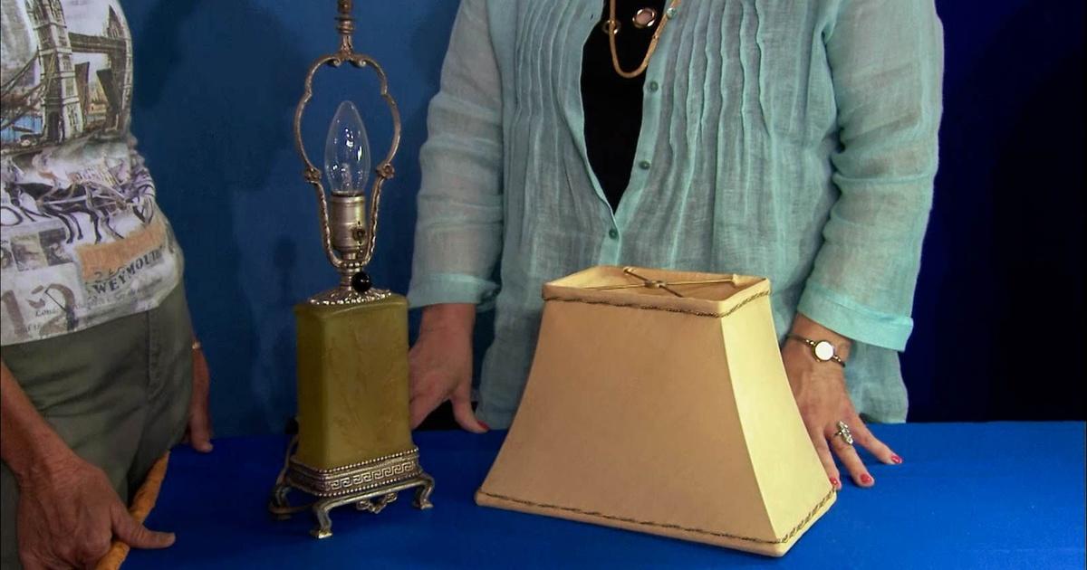 Antiques Roadshow | Appraisal: Steuben Green Jade Glass Lamp, ca. 1925 ...