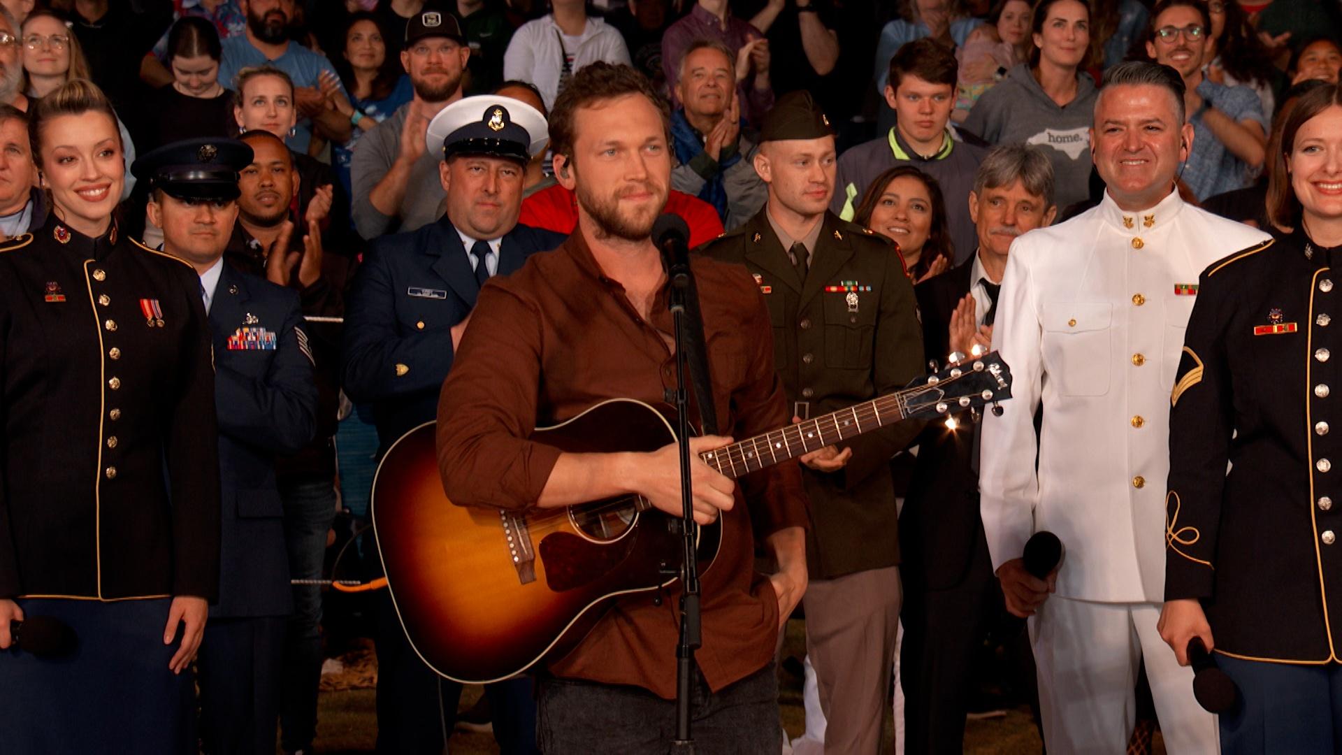 Phillip Phillips Performs "Gone, Gone, Gone" | National Memorial Day ...