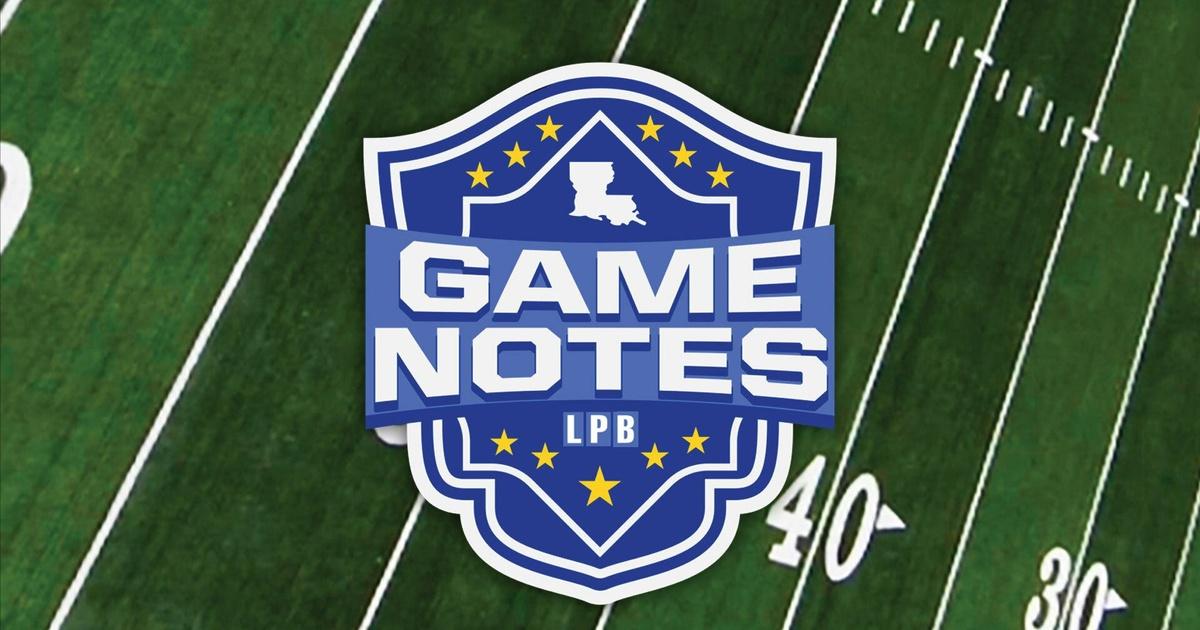 Game Notes | Week 5 | Post Game Notes | PBS