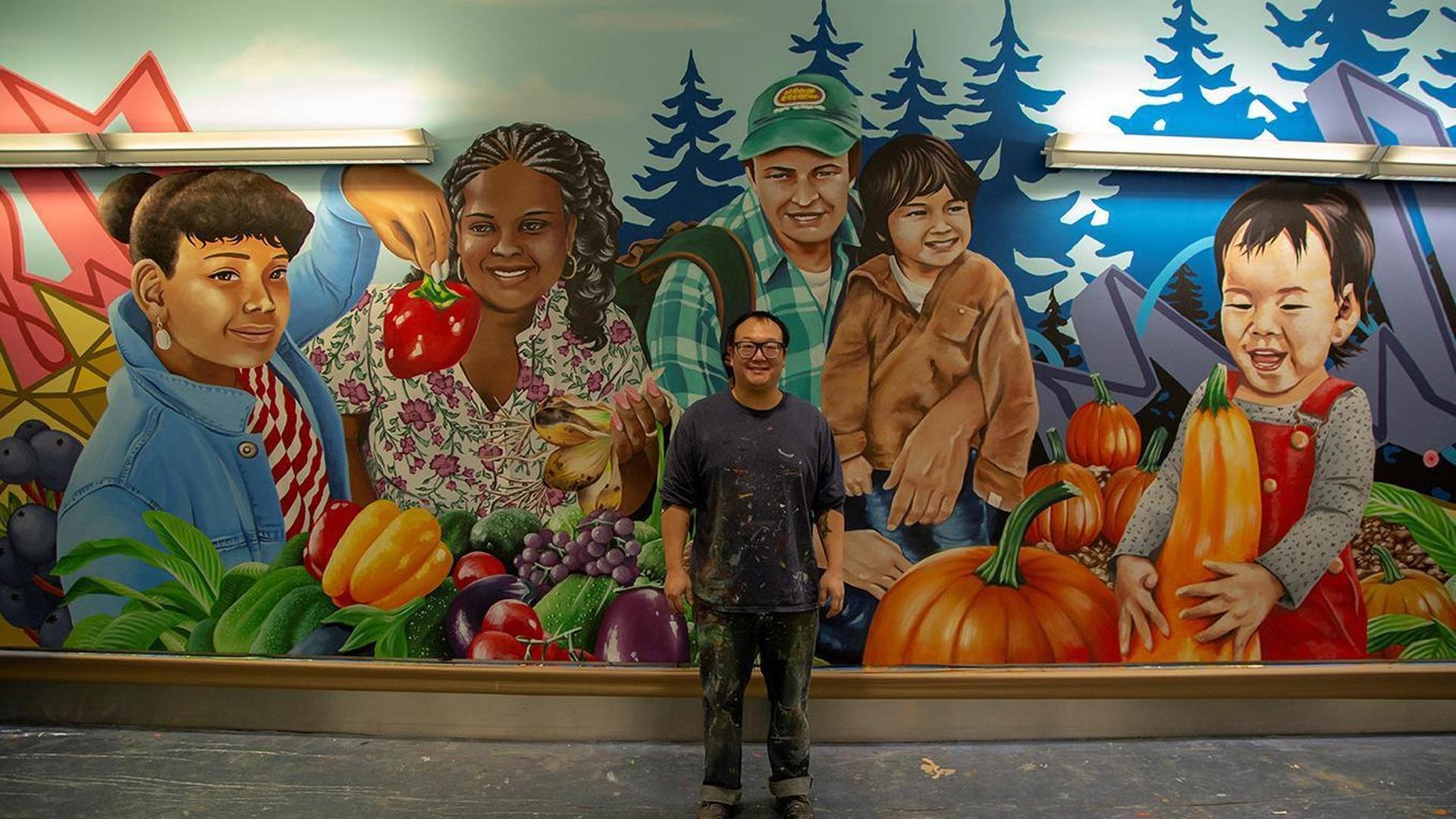 Alex Chiu, muralist | grades 6-12 | Oregon Art Beat | ALL ARTS