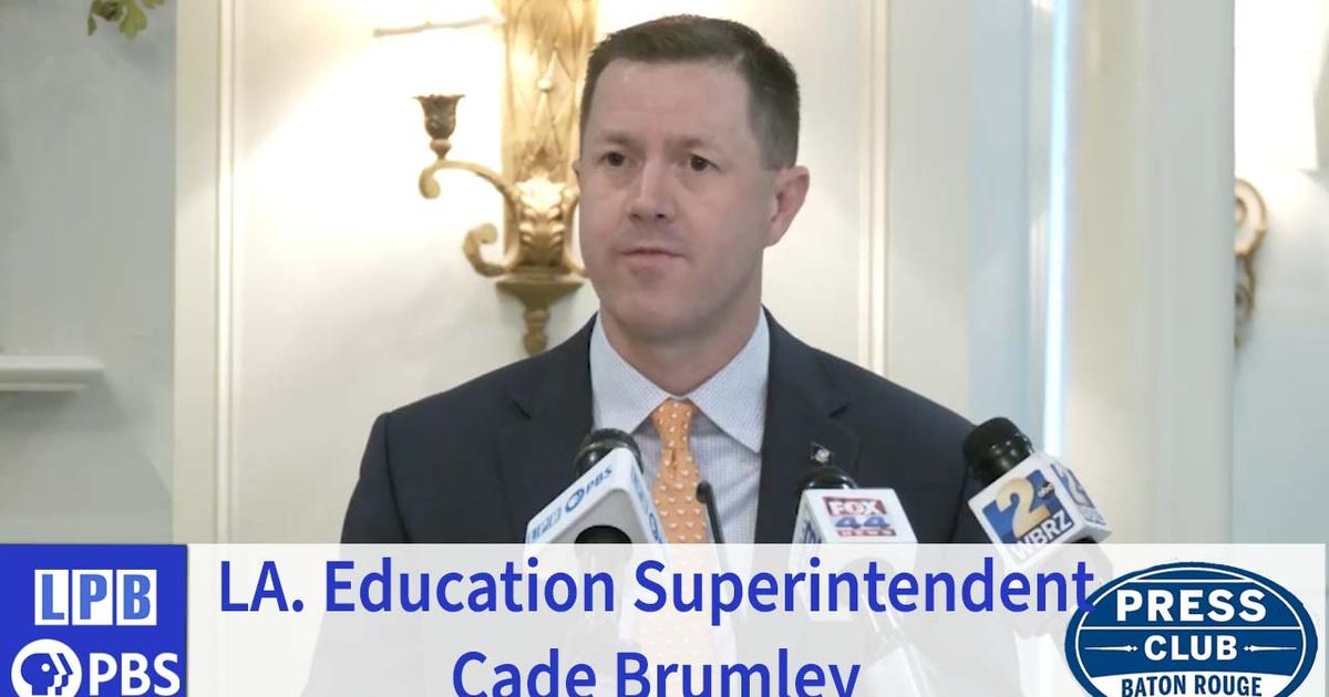 Press Club | Cade Brumley | Louisiana Education Superintendent | Season ...