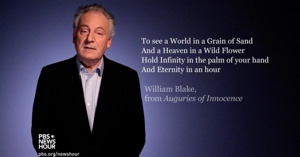 PBS NewsHour | The practical reasons to welcome poetry into our lives ...