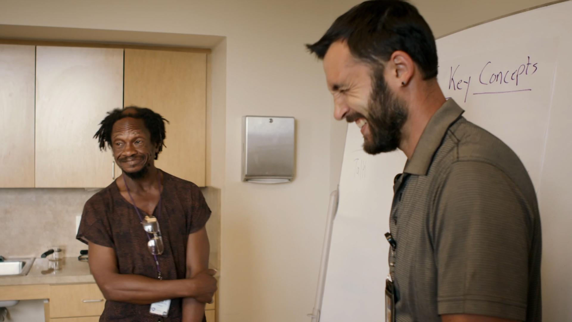 Peer Counselor Justin Volpe Leads Role-Playing Exercise | The ...