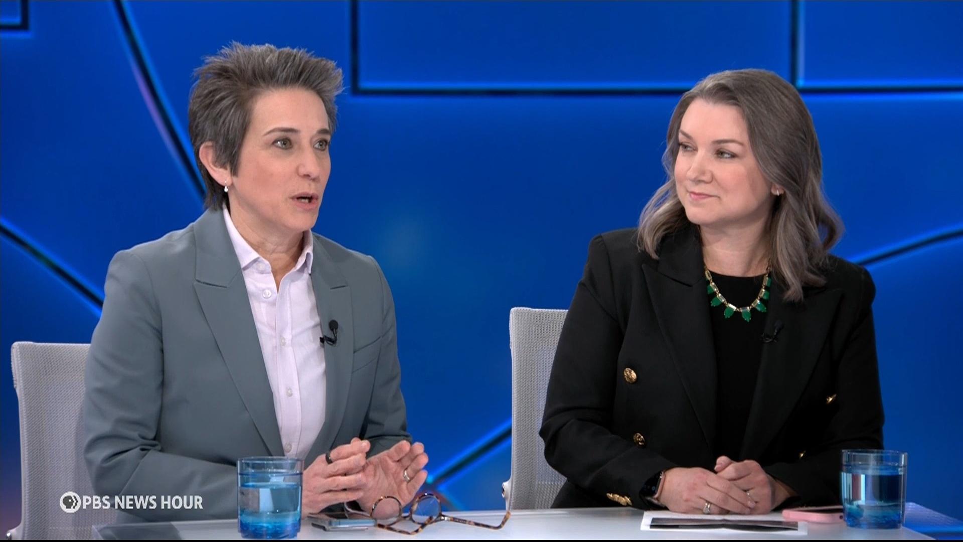 Tamara Keith and Amy Walter on Democrats clashing | PBS News Hour ...