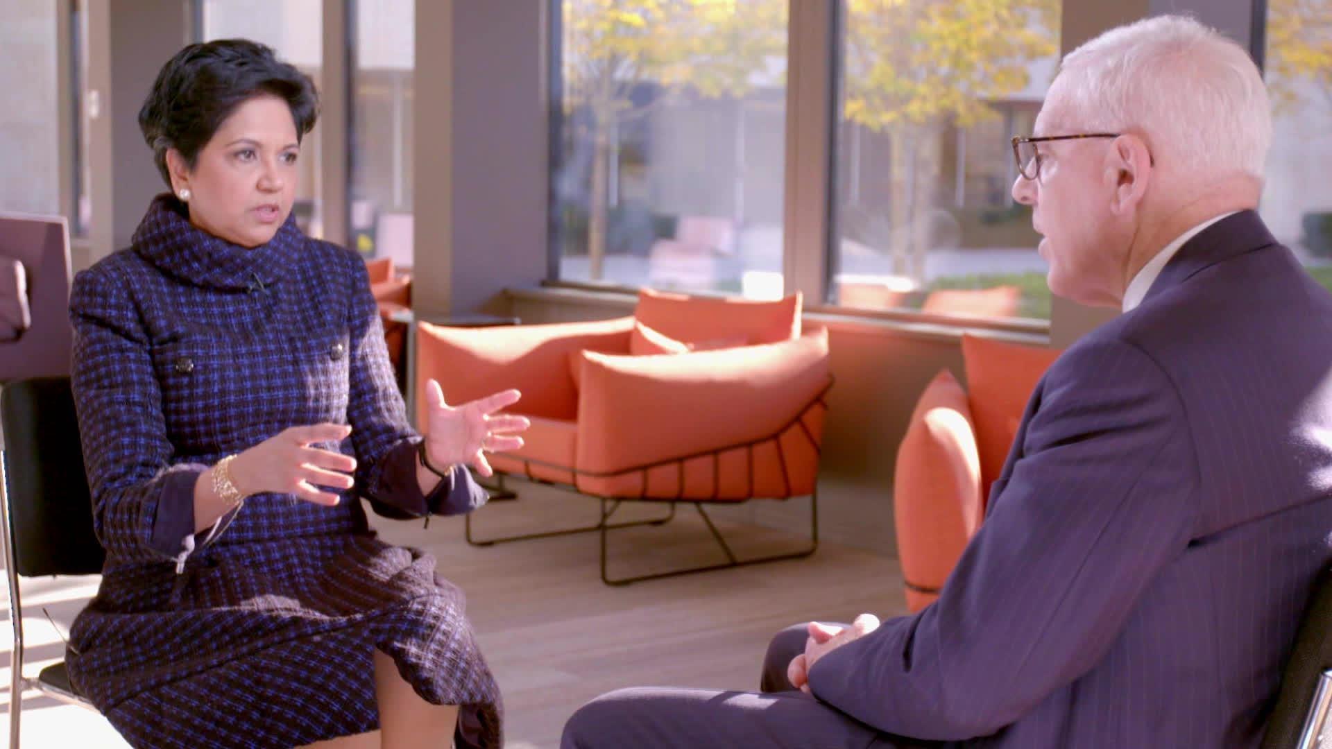 Indra Nooyi Interview Excerpt | The David Rubenstein Show: Peer to Peer ...