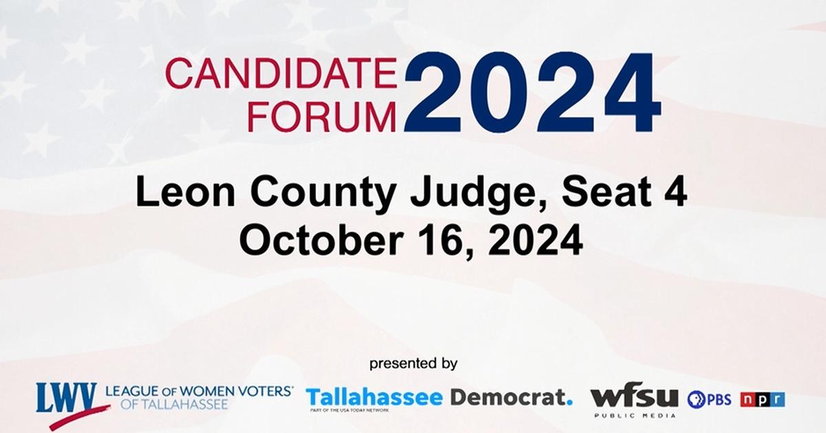 WFSU Documentary & Public Affairs | Leon County Judge, Seat 4 ...