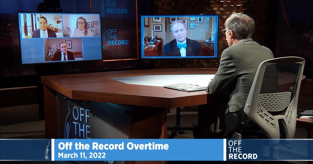 Off the Record | Mar. 11, 2022 - Patrick Anderson | OTR OVERTIME ...
