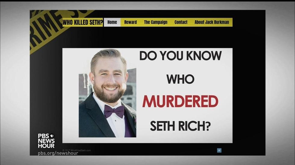 PBS News Hour - How a conspiracy theory grew around Seth Rich's murder ...