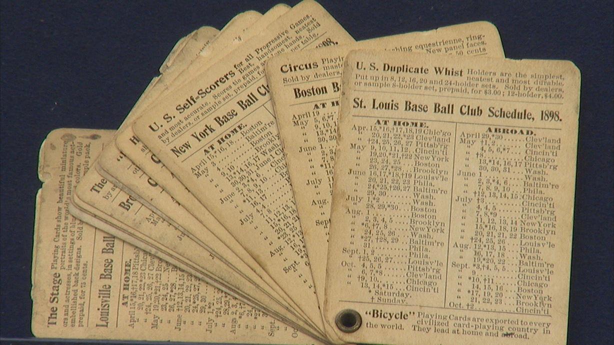 Appraisal: 1898 National League Playing Card Schedules | Watch on PBS ...