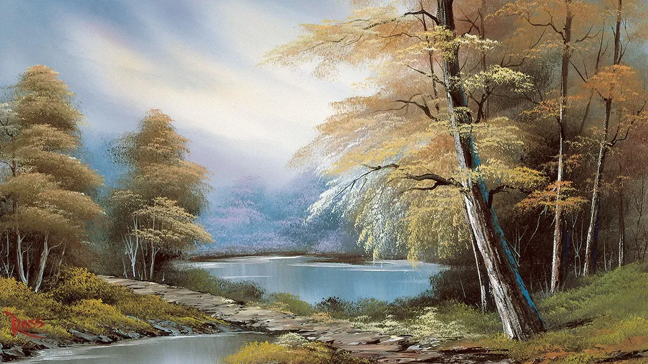 The Best of the Joy of Painting with Bob Ross | Bright Autumn Trees ...