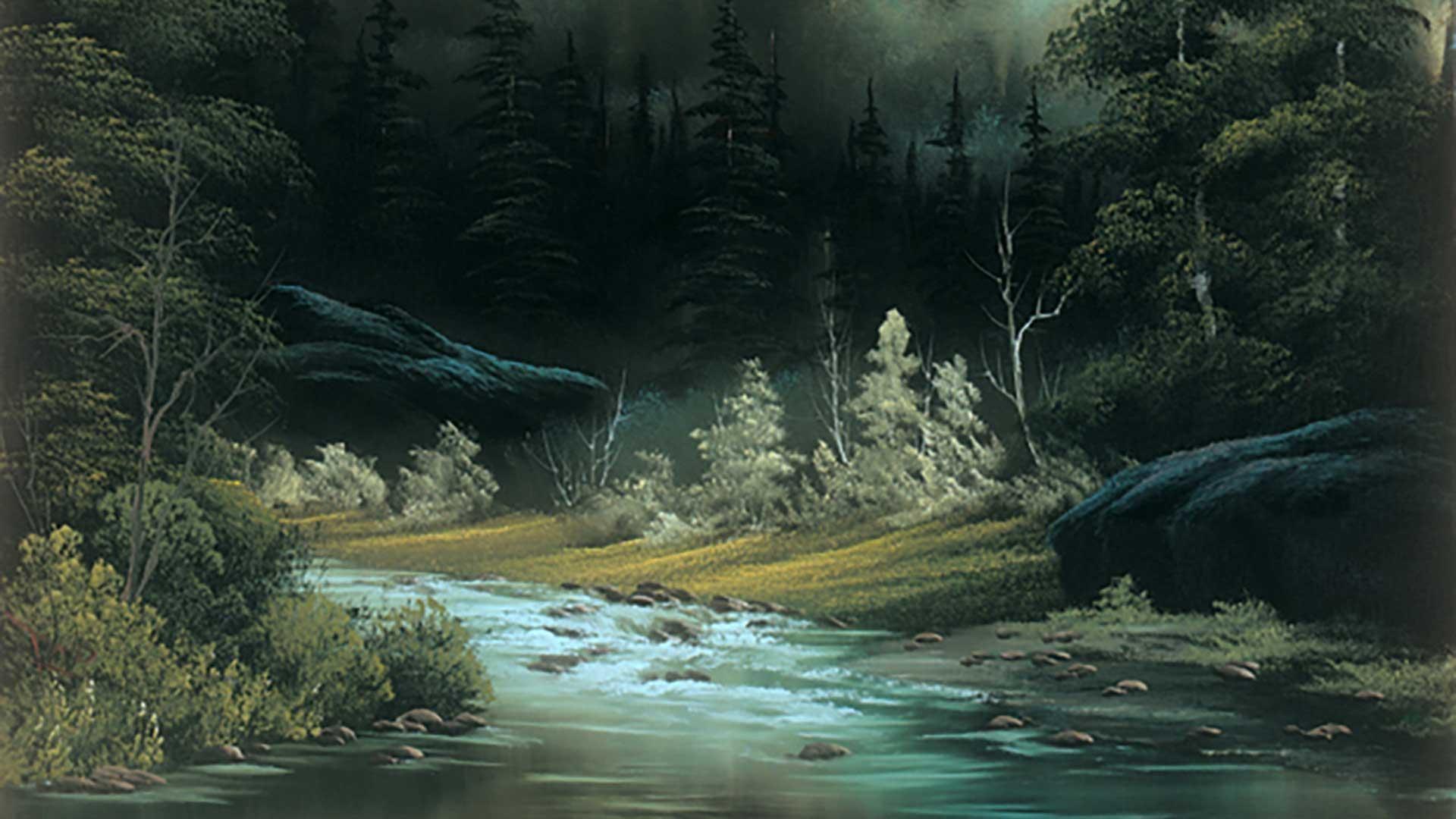 Snow Birch | The Best of the Joy of Painting with Bob Ross | THIRTEEN ...