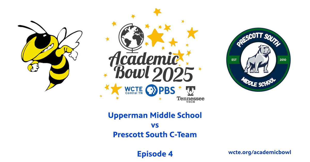 WCTE Academic Bowl | WCTE PBS Middle School Academic Bowl 2025 Ep4 | PBS