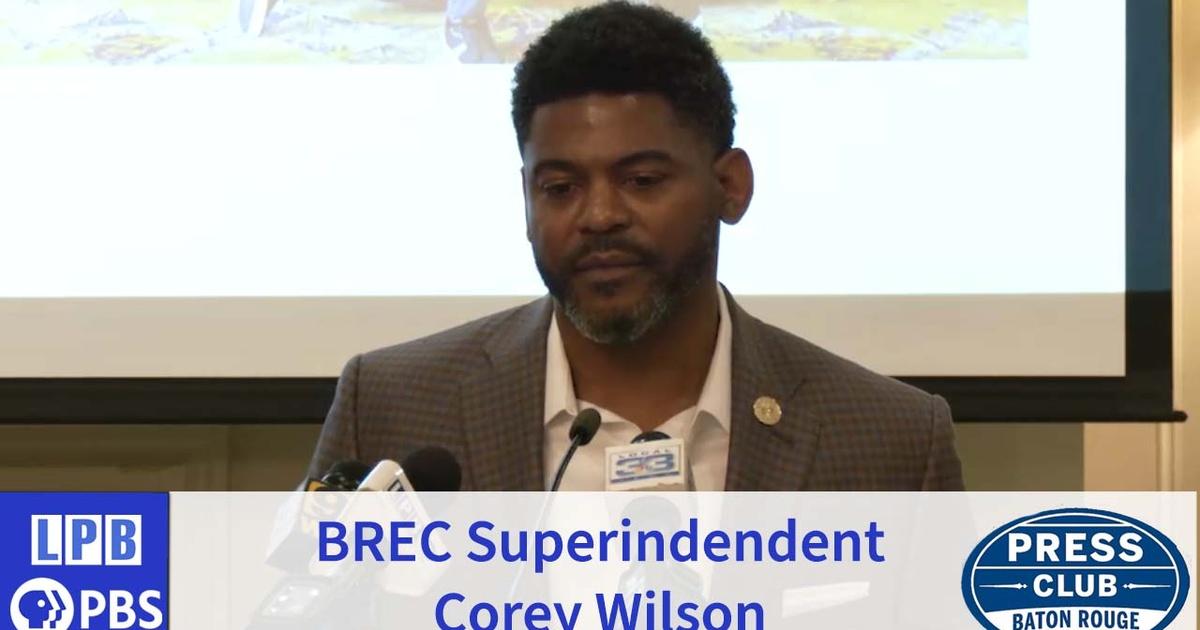 Press Club | Corey Wilson | BREC Superintendent | 01/30/2023 | Season 19 | PBS