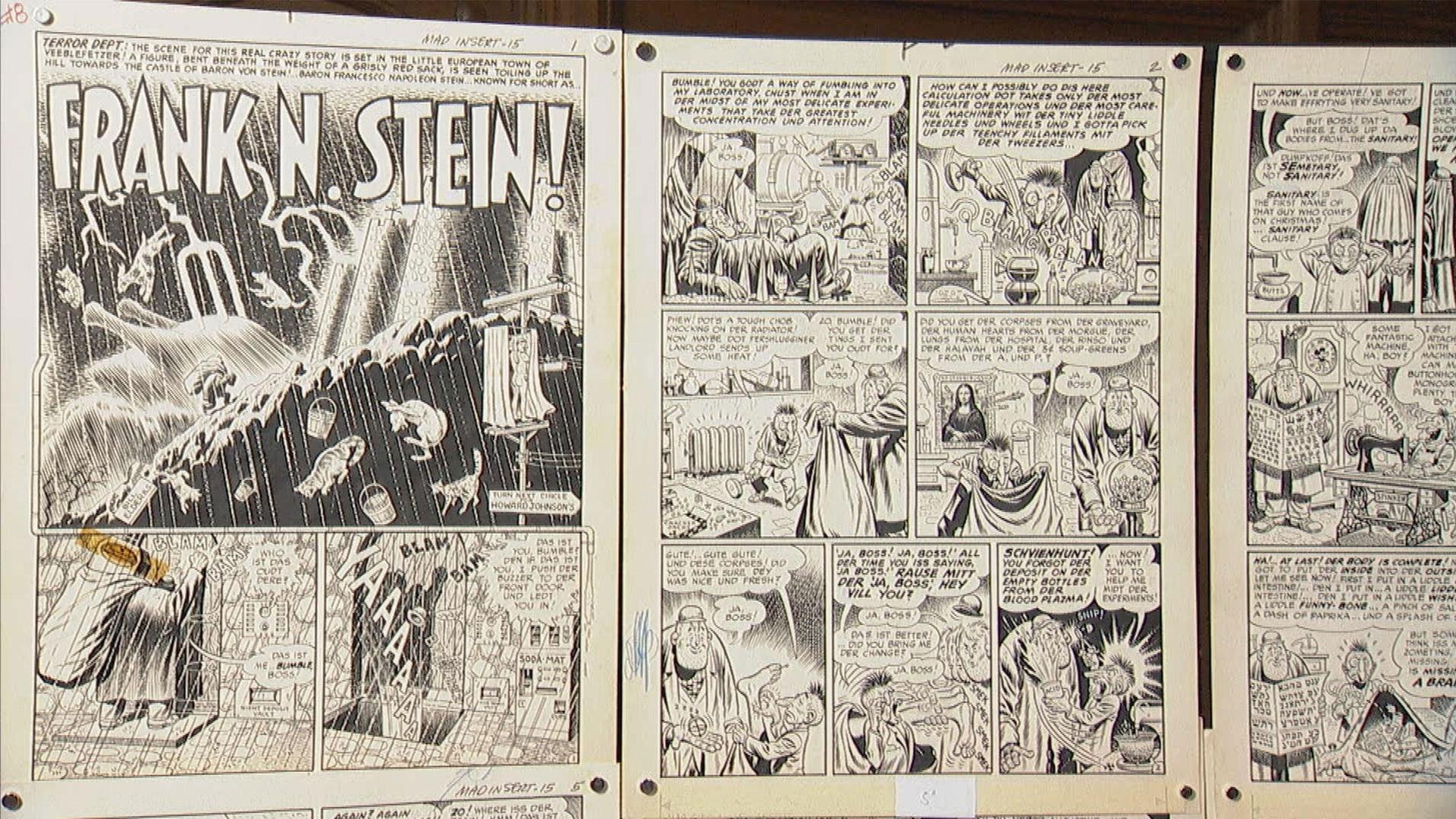 Appraisal: 1953 MAD Issue 8 Complete "Frank N. Stein" Story | Antiques ...