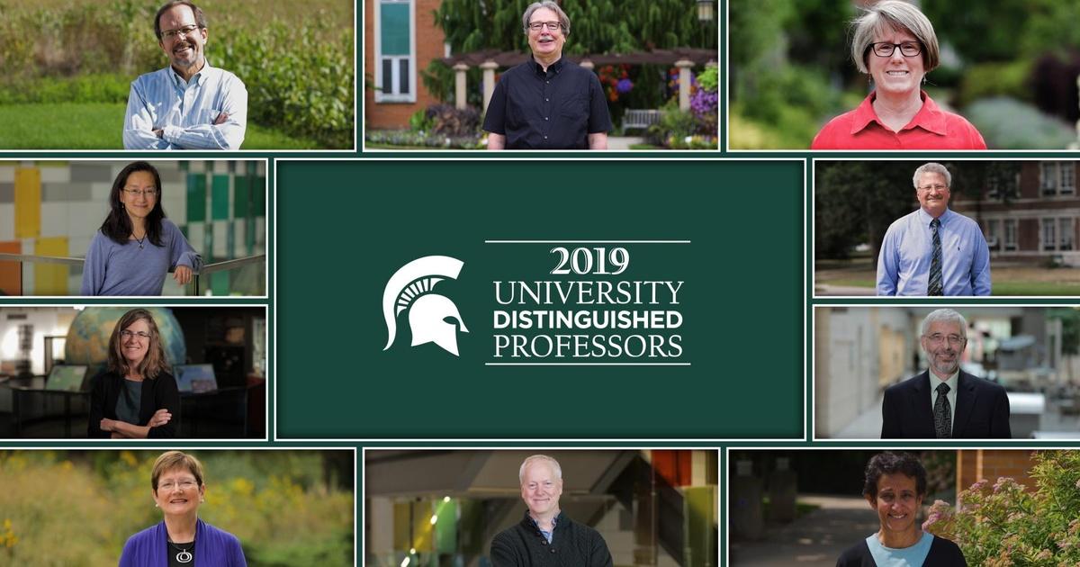 MSU Video | MSU 2019 University Distinguished Professors | PBS