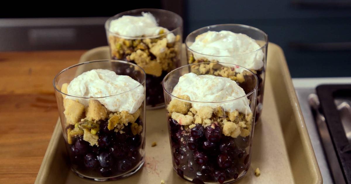 The Key Ingredient | Blueberry Parfaits with Pistachio Crumble ...