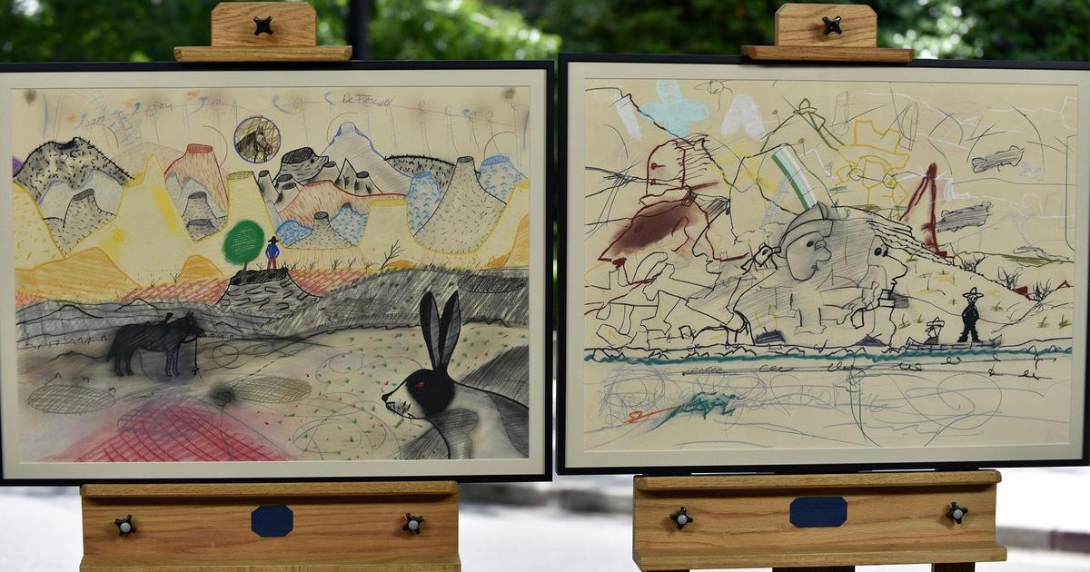 Antiques Roadshow | Appraisal: 1977 & 1976 Roy De Forest Mixed-media ...