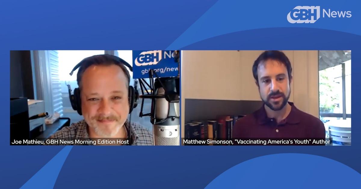 WGBH News | Matthew Simonson On Vaccinating Younger People | Season 1 | Episode 103 | PBS